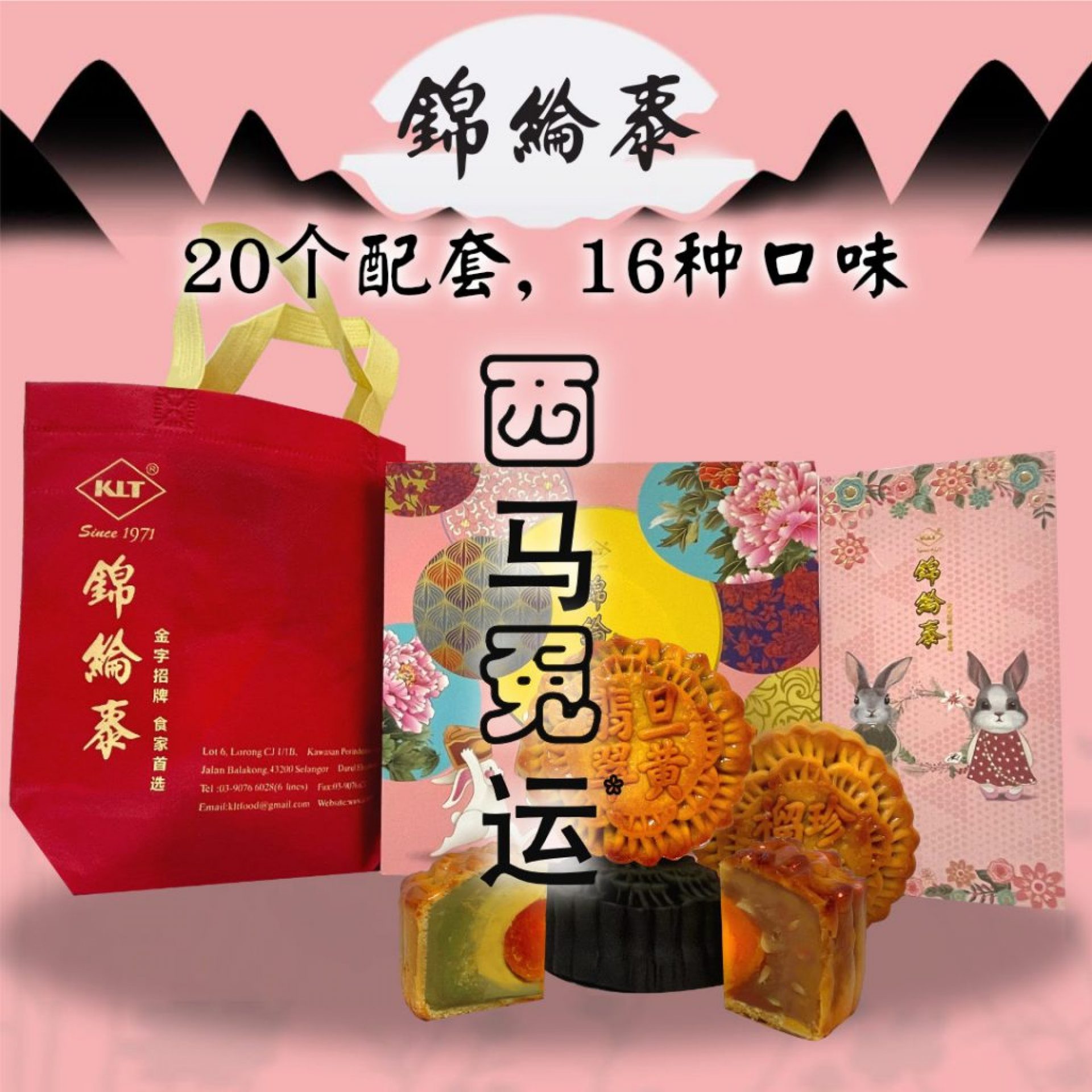 友爱 低糖 4粒 配套 月饼 Yu Ai Less Sugar Mooncake 4pcs Set – MFG HAMPERS