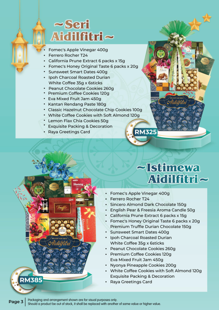 Hari Raya Hampers Catalogue 2024 – MFG HAMPERS